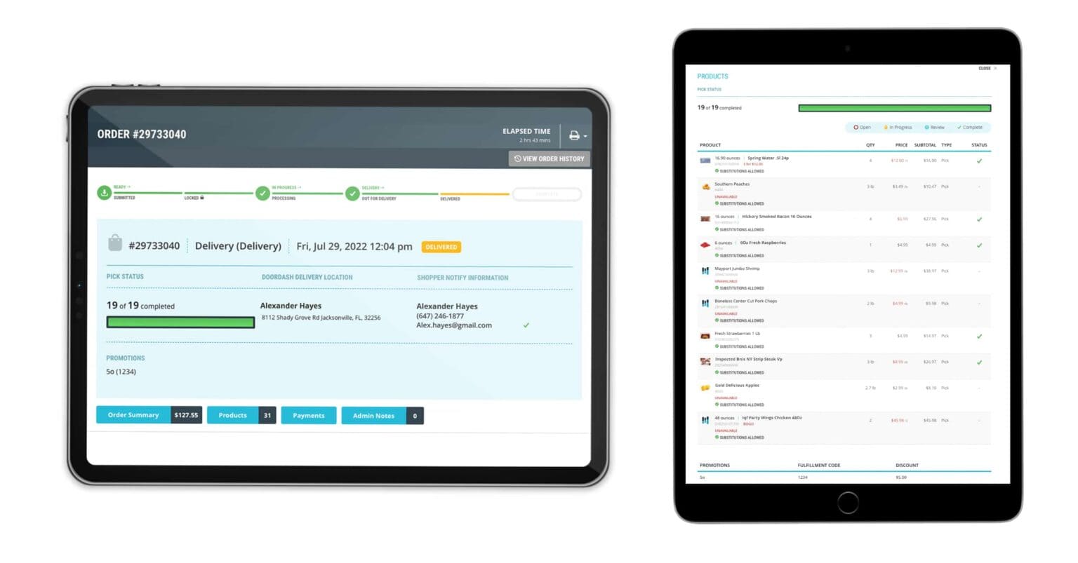 DoorDash Drive Integration for Grocery Fulfillment